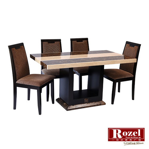Mccann Marble Dining Table | Rozel Furnishing Singapore