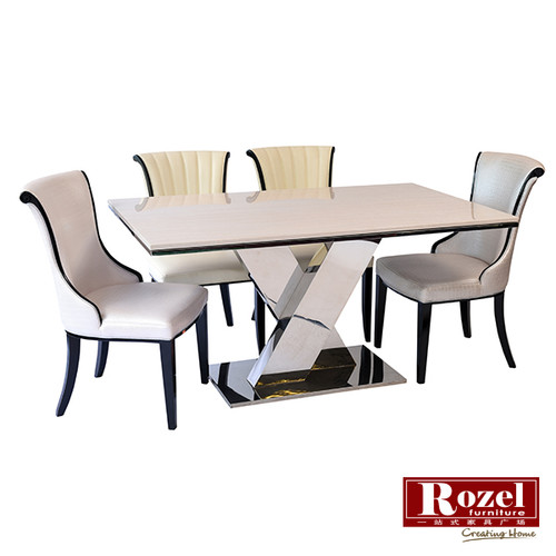 Tanisha Marble Dining Table | Rozel Furnishing Singapore