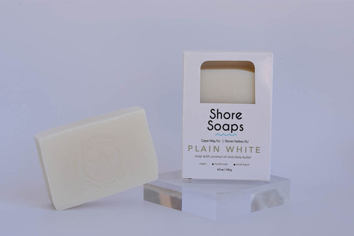 PLAIN WHITE SOAP // Baby Soap // Vegan Cold Process // Organic Shea ...