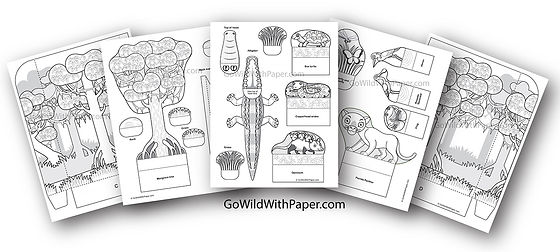 coloring pages of wetland habitat for kids