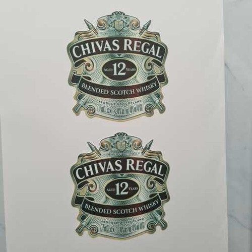 Chivas Whisky Cake Cupcake Topper - Fondant Boss Baking Supply Store