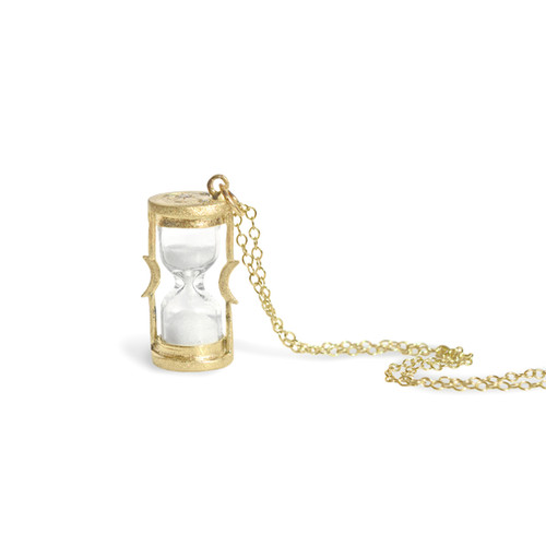 14k Sands of Time Pendant | Acanthus Jewelry