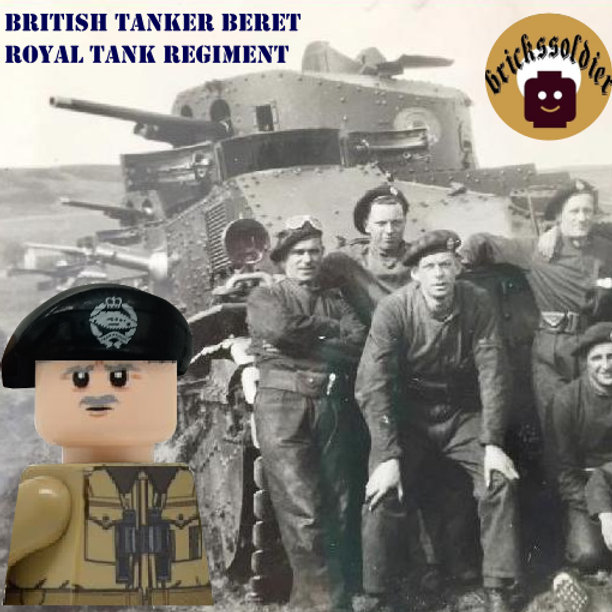 British Tanker Beret, Royal Tank Regiment (RTR) | brickssoldier