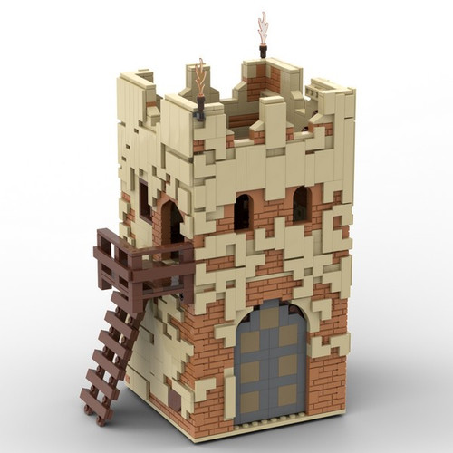 Desert Guard Tower - Building Instruction | brickssoldier