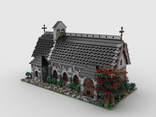 Medieval Church - Building Instruction | brickssoldier