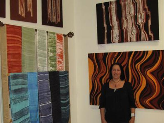 EARTH LINES: BATIK ART BY HELENA GEIGER