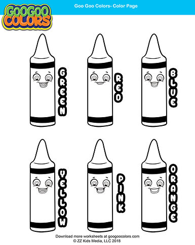 Goo Goo Colors Color Page | googoocolors.com