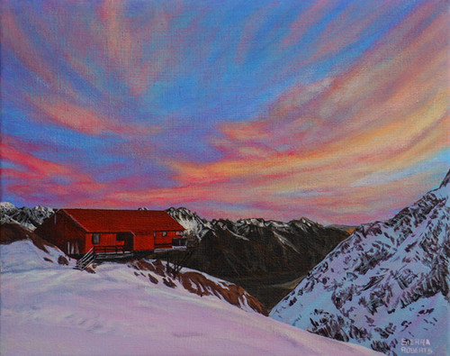 Plateau Hut Print | Sierra Roberts Art