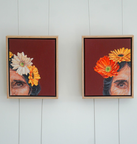 Mia I & II (Diptych) | Sierra Roberts Art