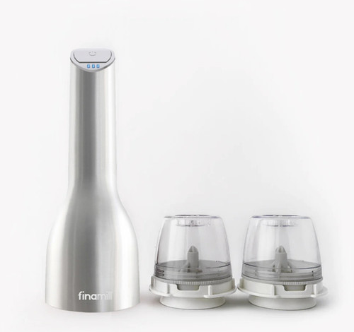 FinaMill Edelstahl mit USB-Ladefunktion, inkl. zwei FinaPod Pro Plus ...
