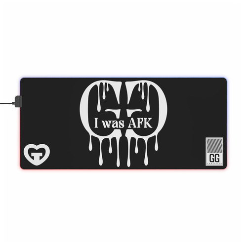 GG I was AFK! LED Gaming Mouse Pad | Good Game Family