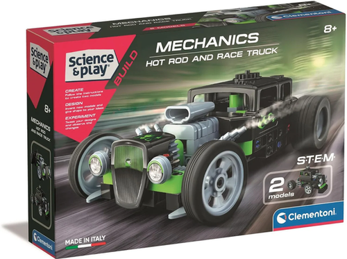 Clementoni Science & Play Build Mechanics - Hot Rod & Race Truck ...