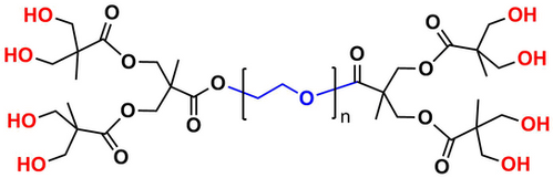 bis-MPA Dendronised PEG 10k, Hydroxyl Functional, Generation 2 ...