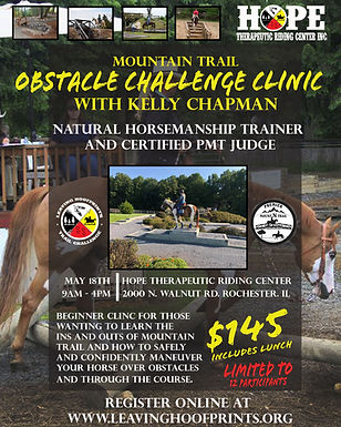 Obstacle Challenge Clinic | Leaving Hoofprints