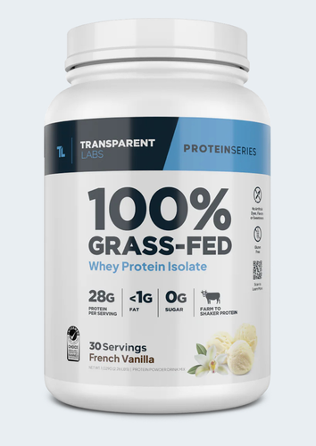 Transparent Labs 100% Grass Fed Whey Protein Isolate 2 lbs | PFSN
