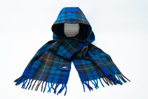 Buchanan Blue Tartan Scarf | Stone Hill View