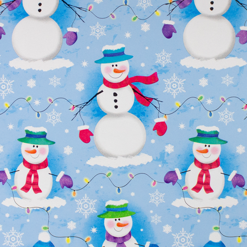 Snowman Gift wrap paper | Western Foil Corp
