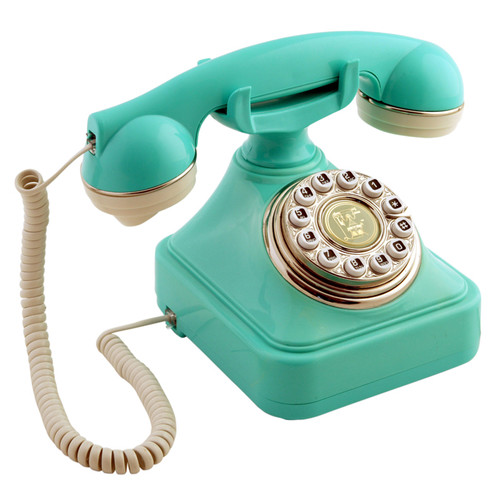 Turkuaz Klasik Telefon | Nostaljik Telefonlar