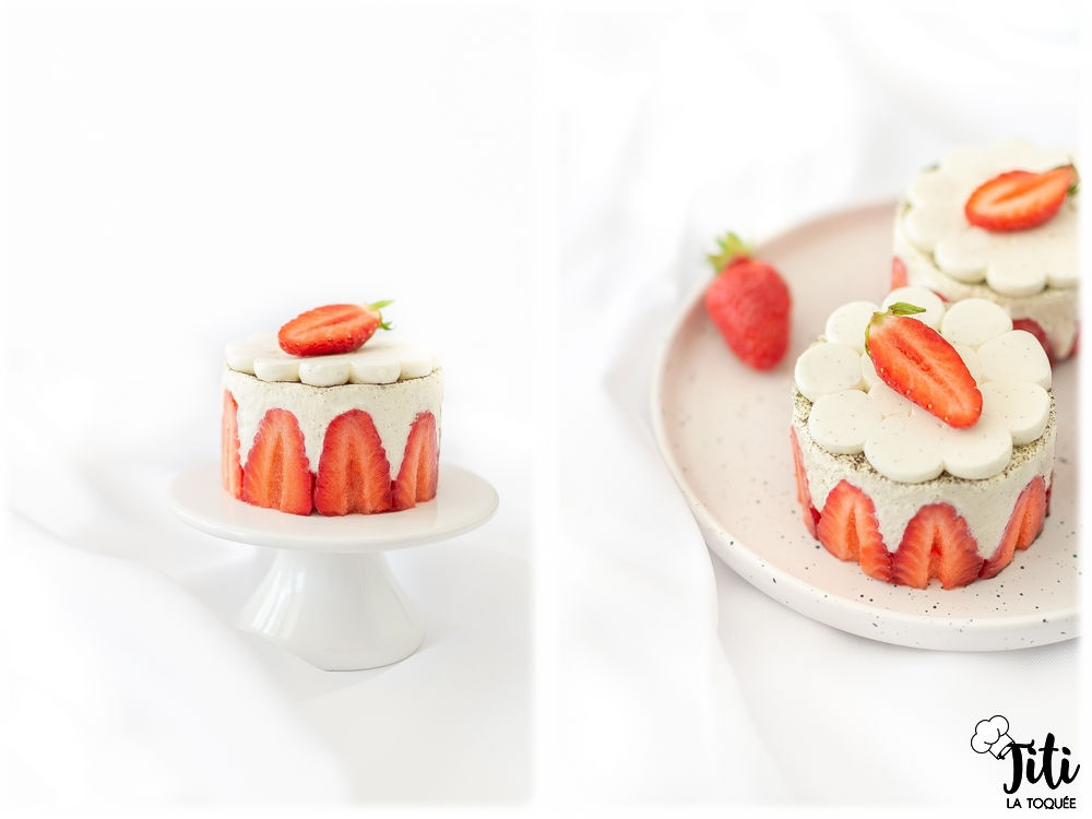 Mini fraisier façon Jeffrey Cagnes