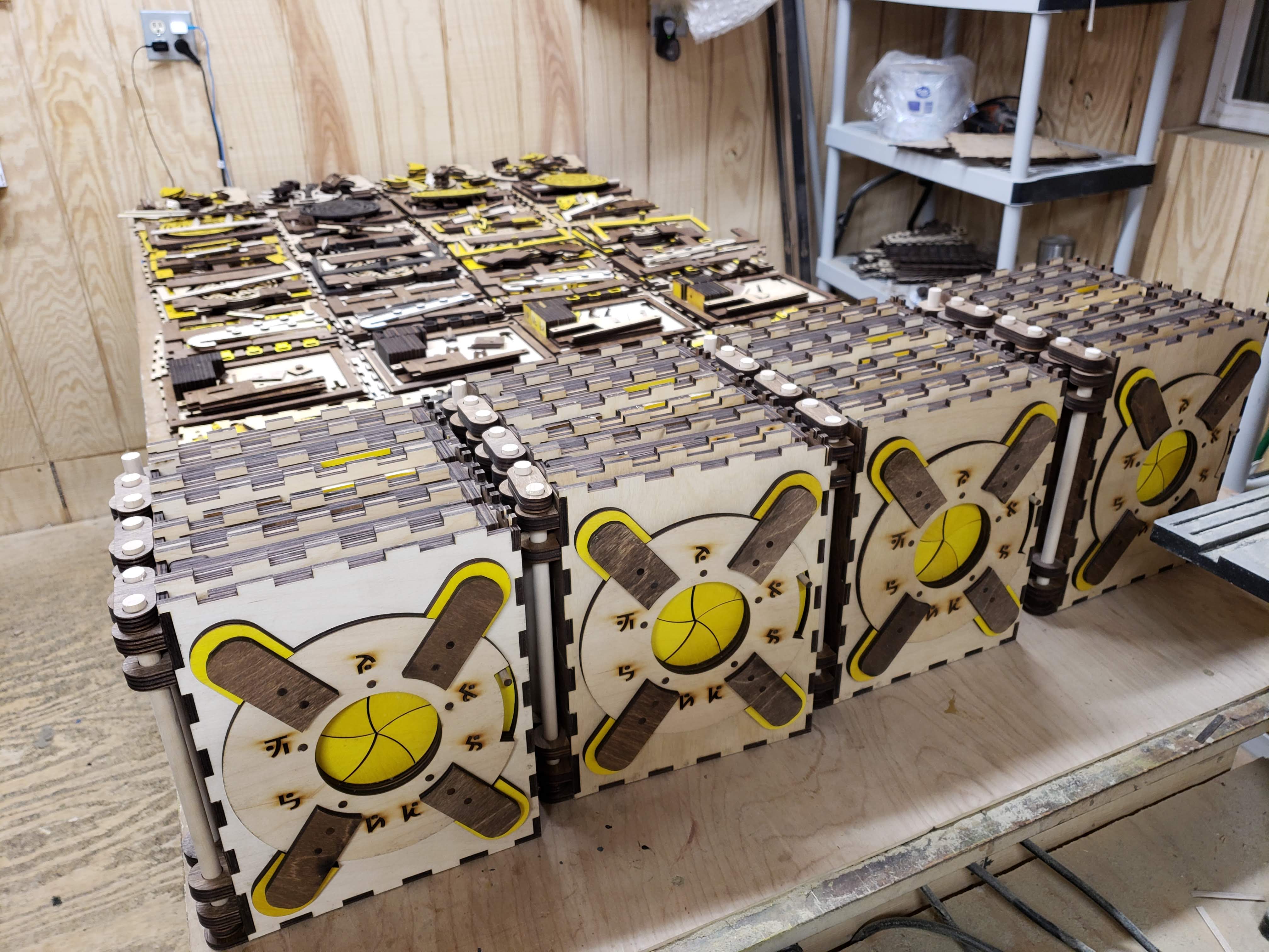 Codex Silenda - Mechanical Book of Puzzles, Made in the Iowa, USA