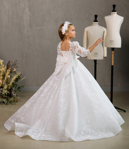 Ottile Communion Dress - Princess Collection | crystalnpearlbridal