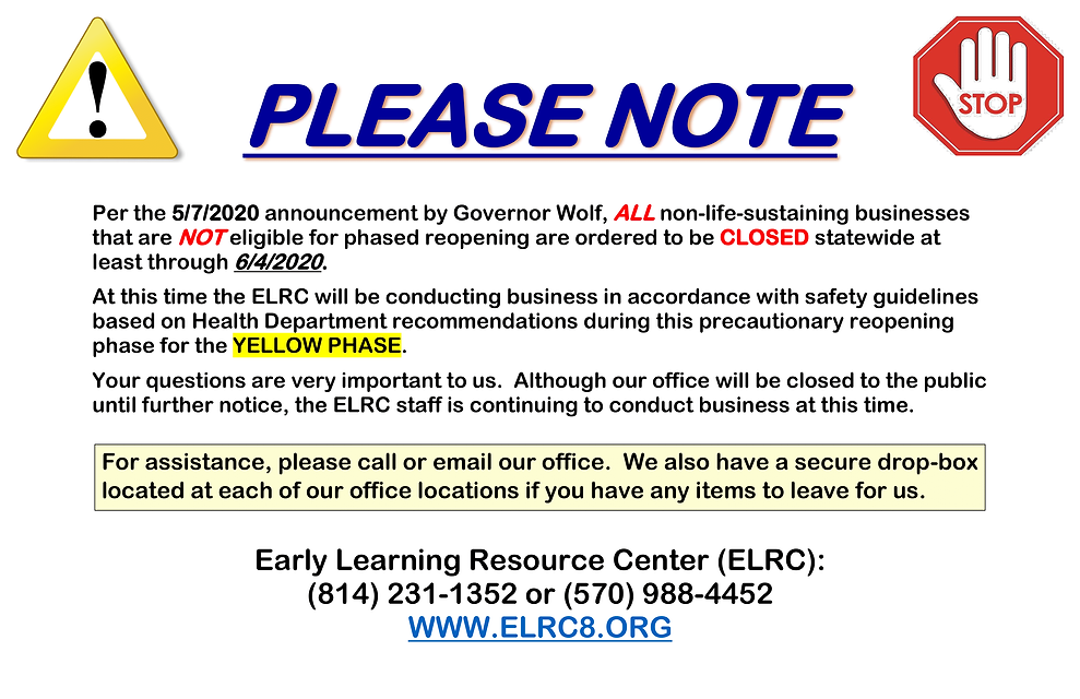 Resources for Early Learning | Elrc Region 8 | United States