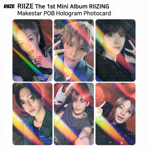 RIIZE - Photocards 1er Mini Álbum RIIZING POB LUCKY DRAW MAKE STAR ...