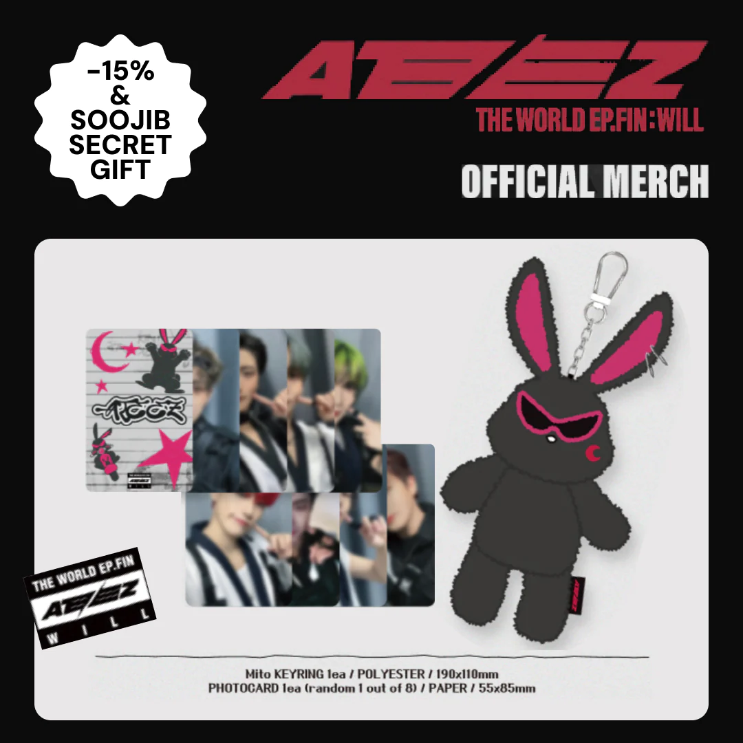 ATEEZ - [THE WORLD EP.FIN : WILL] OFFICIAL MERCH - Mito KEYRING | Areum ...