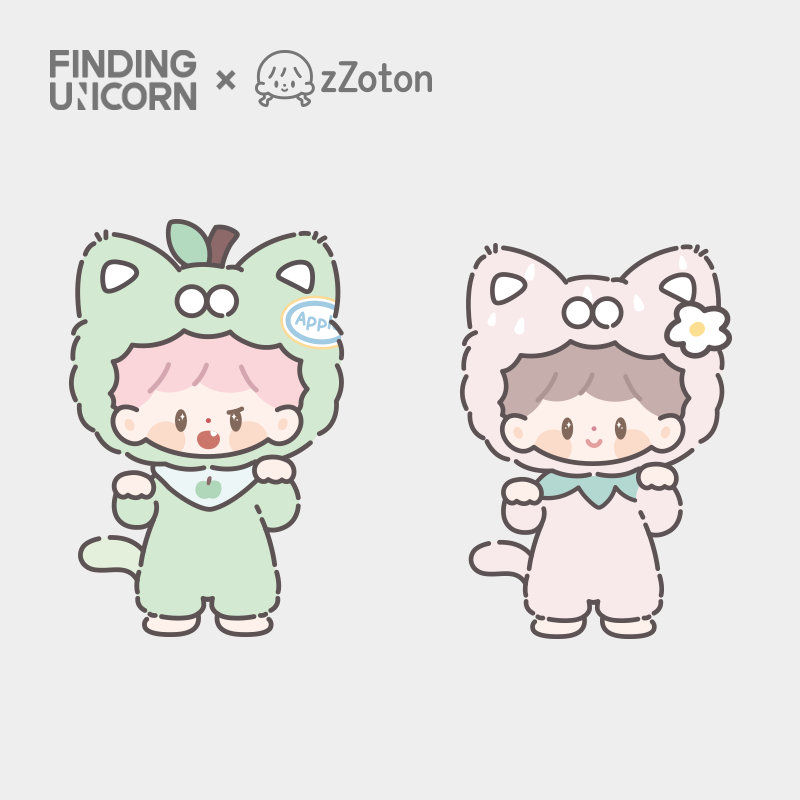 FINDING UNICORN zZoton My Little Cat Fruit Party Series Blind Box ...