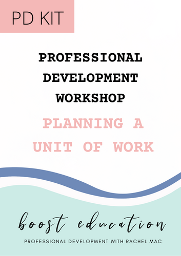 Workshop PD Kit | Boost Education