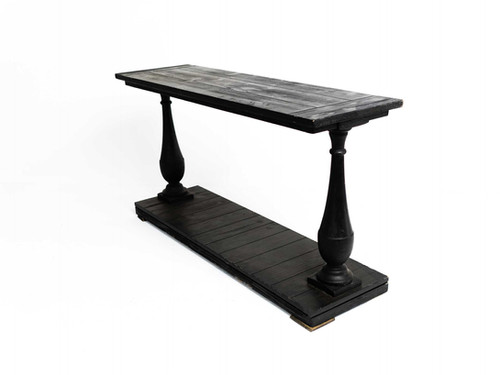 Black Travis Console Table | Amazing Event Rental