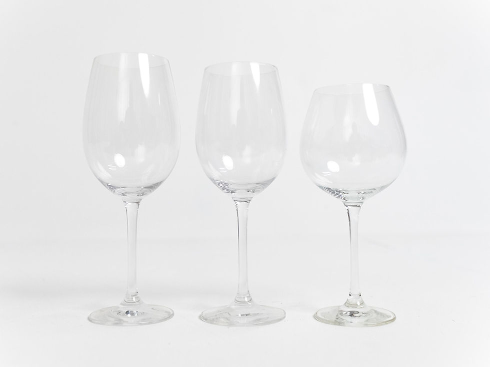 Premium Glassware Collection | Amazing Event Rental