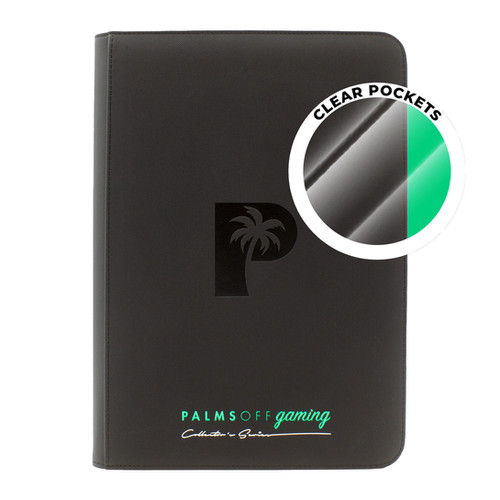 POG Collector's Series Top Loader Zip Binder - BLACK | EC Hobbies