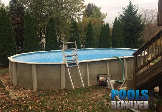 Above Ground Pool Removal | Pools Removed by Outdoor Finishes ...