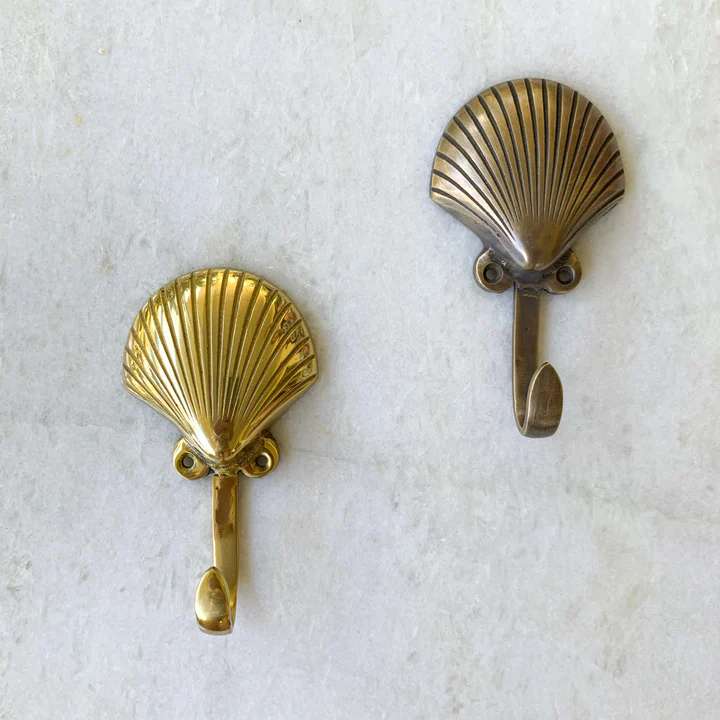 Shell Brass Hook | Jibi Lane