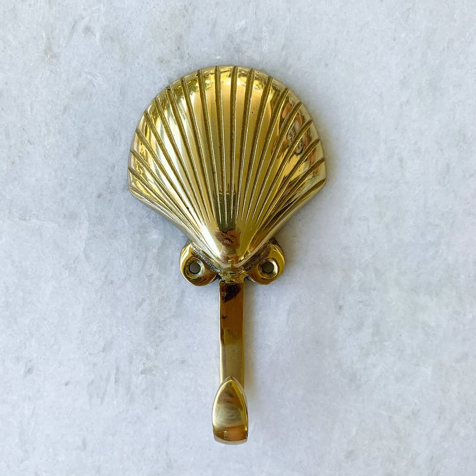 Shell Brass Hook | Jibi Lane