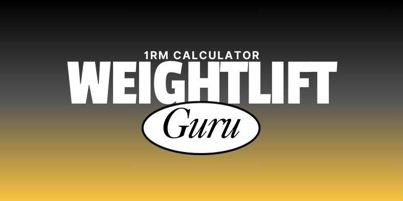 Free 1RM Calculator | Weightlift Guru