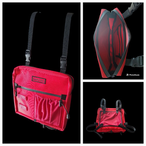Chestpack Red | GeekyHiker
