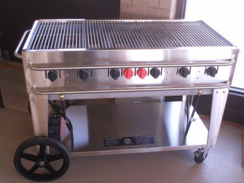 BBQ Propane 2' x 4' - w/ Grill | party-magic