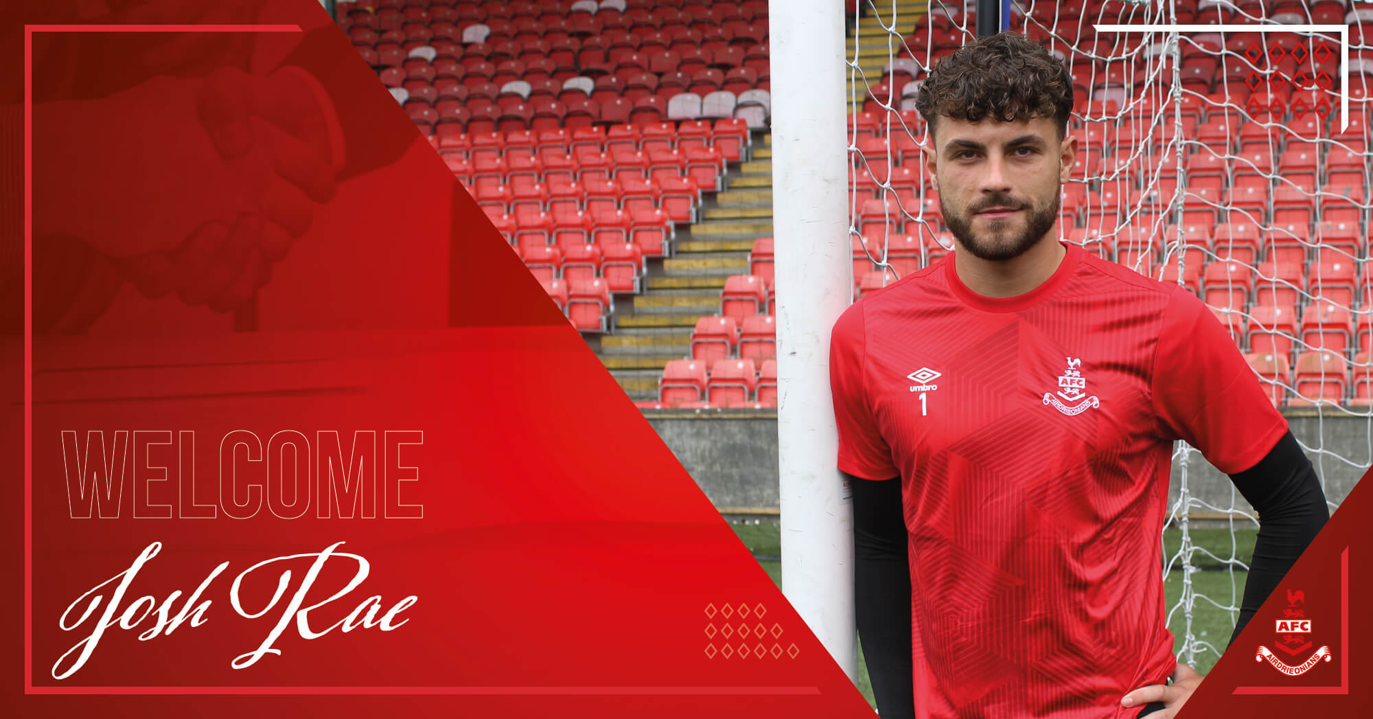 Keeper Josh signs up