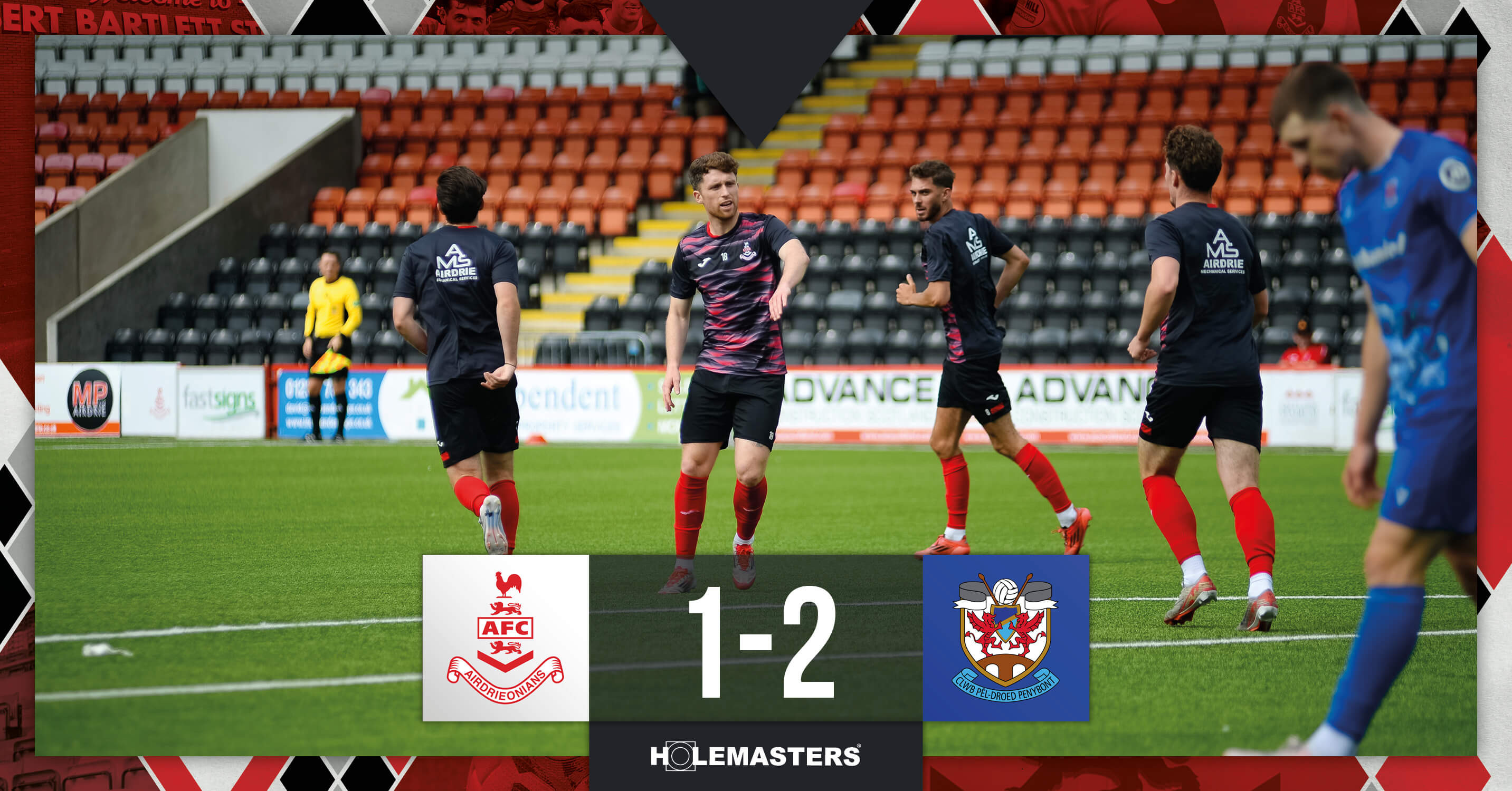 Airdrieonians 1-2 Penybont