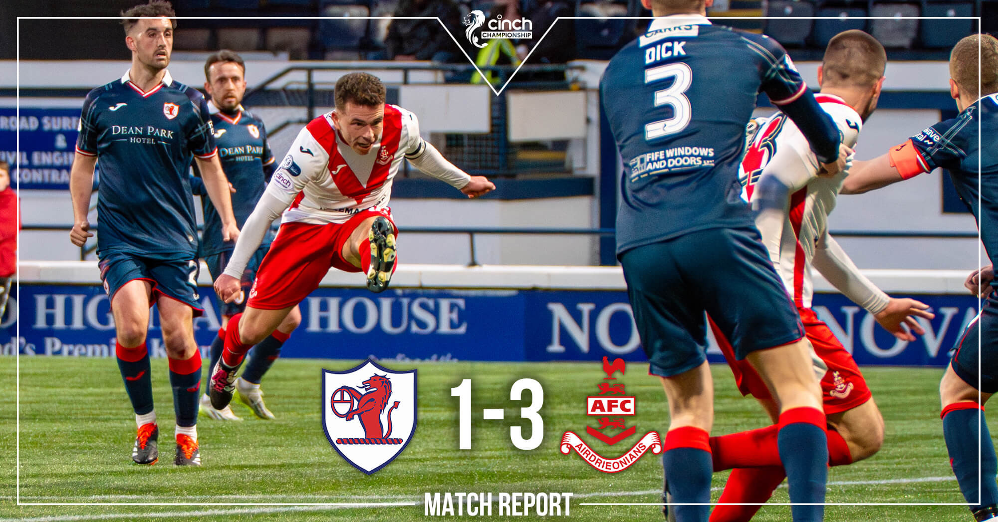 Raith Rovers 1-3 Airdrieonians