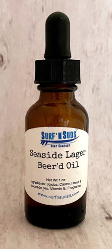 Seaside Lager Beard Oil | surf-n-suds