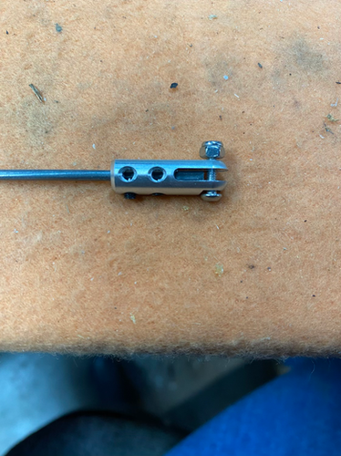 4-40 Aluminum Rod End (2) per package | rattlesnake-rc