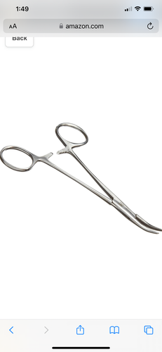 Pre Used Locking Metal Forceps | rattlesnake-rc