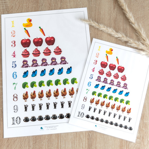 Affiche J'apprends à compter | Outils pédagogique dès 3 ans