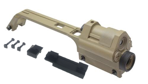 FCW G36 Adapter with G36K Scope Carry Handle T4 DE | Octagon Airsoft