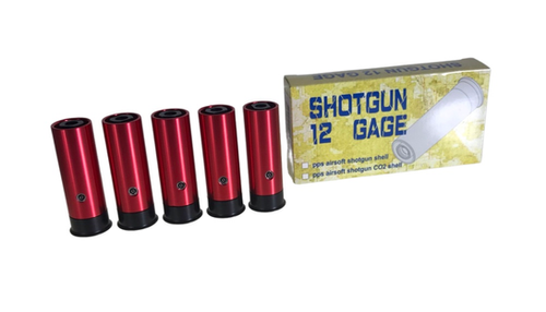 PPS Metal Shells (5 Shells) For Gas Shotguns New Red Version | Octagon Airsoft