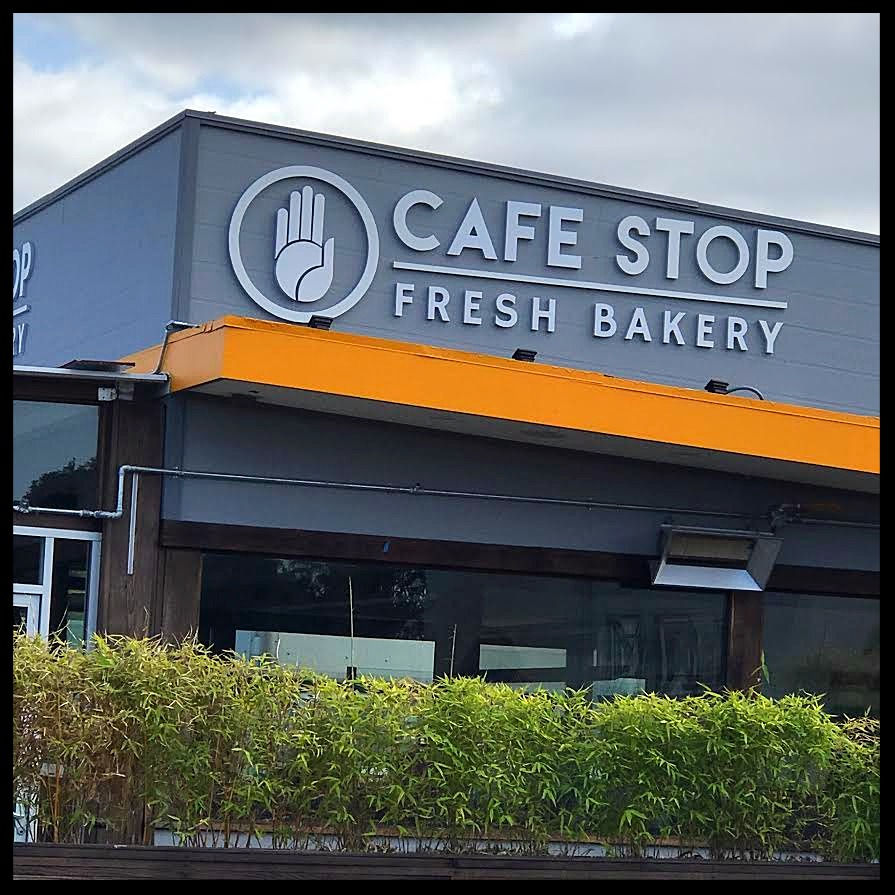 Sintra Logo Sign for Cafe Stop