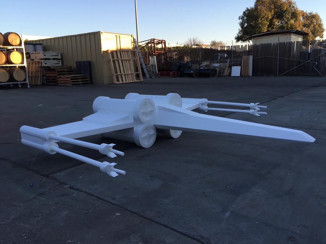 Fabricating X-Wing Star Wars Fighter